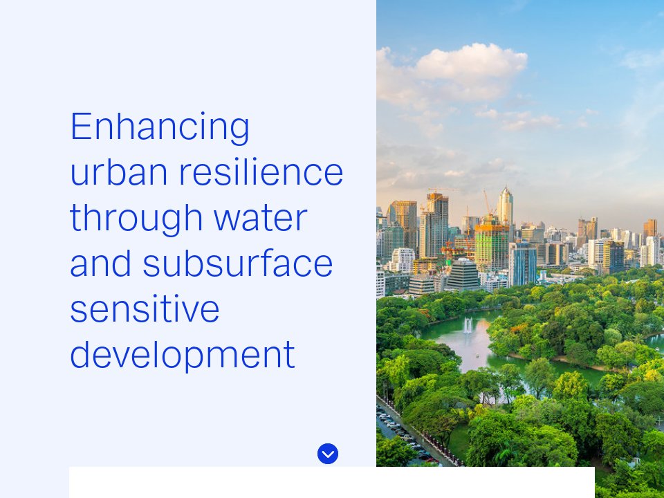 Enhancing Urban Resilience Through Water And Subsurface Sensitive